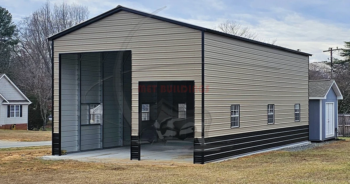 Long-Lasting 28x40 Steel Garage: Durable RV Storage | https ...