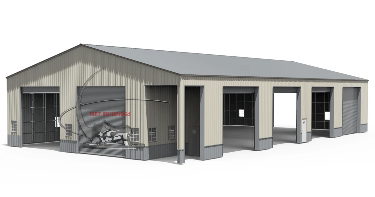 Safe Commercial Building - 60x108 Groundbreaking Workshop | https://metbuildings.com/
